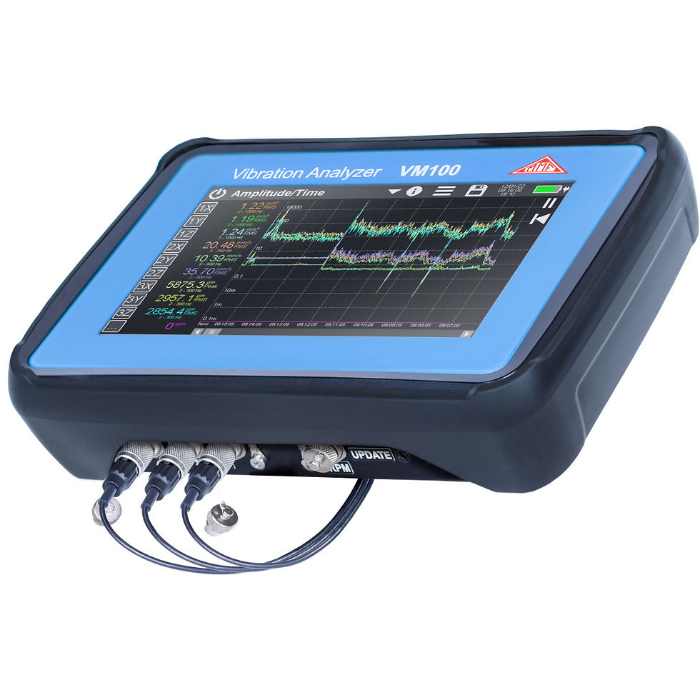 VM100A Analizator wibracji drgań 9 kanałów IEPE | bt-automatyka