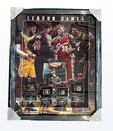 LeBron James 4 Time NBA Champion with Replica Rings | Gallery at 759 Main