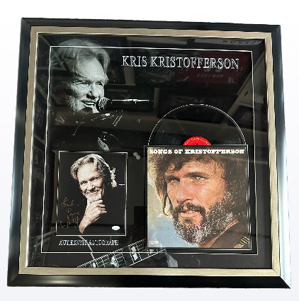 Kris Kristofferson Autographed with Album | Gallery at 759 Main
