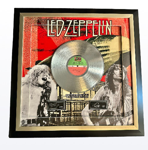 Led Zeppelin commemorative platinum album (Facsimile) | Gallery at 759 Main