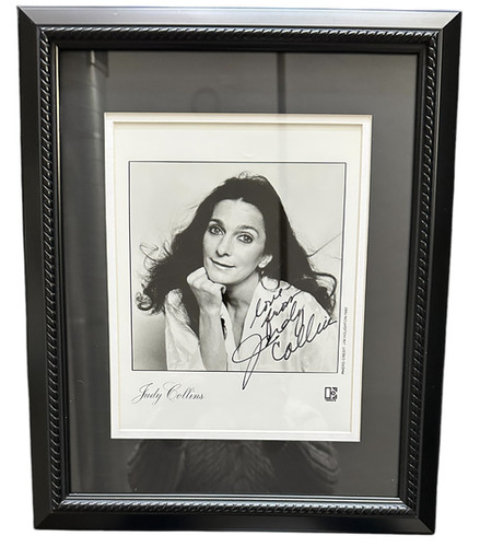 Judy Collins B&W Autographed Photo | Gallery at 759 Main
