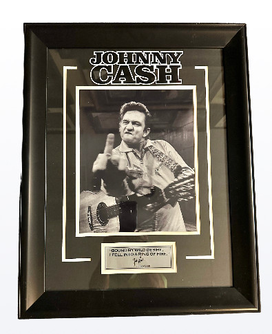Johnny Cash - Flipping Us Off (Facsimile) | Gallery at 759 Main