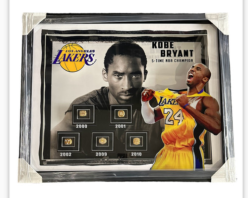 Kobe Bryant 5 Time NBA Champion with Rings | Gallery at 759 Main