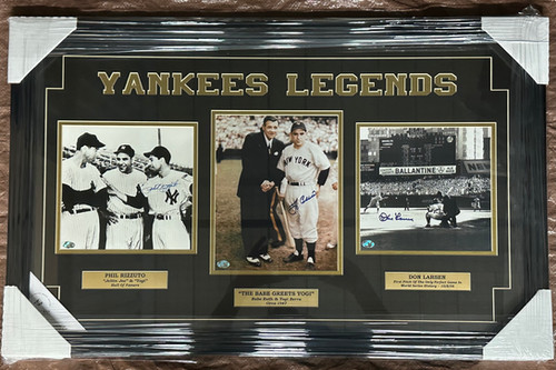 Yankees Legends - Yogi Berra and Don Larson Autographed | Gallery at ...