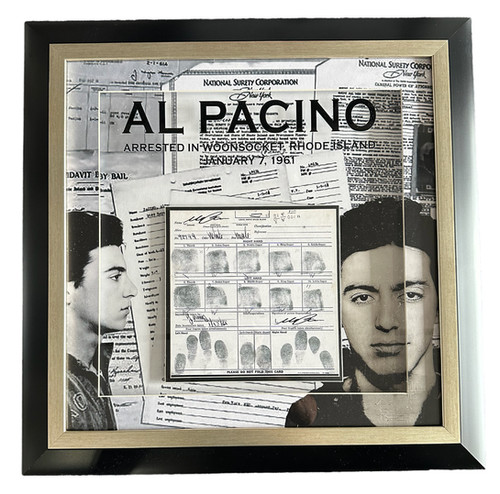 Al Pacino Mugshot in Woonsocket Rhode Island 1961 | Gallery at 759 Main
