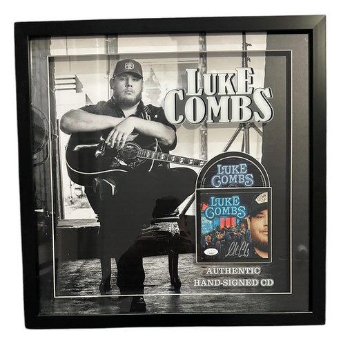 Luke Combs with Authentic Hand Signed CD | Gallery at 759 Main