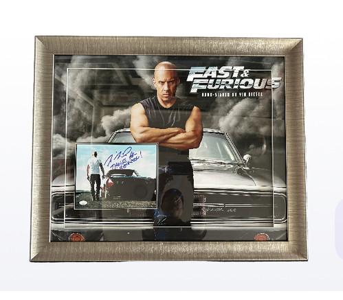 Fast & Furious - Vin Diesel Autographed | Gallery at 759 Main