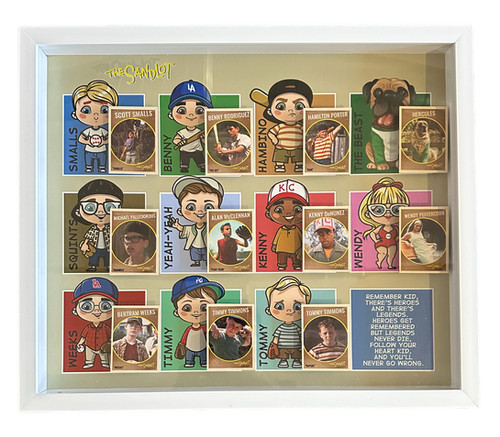 The Sandlot Cast Baseball Position Cards with Cartoon Likenesses | Gallery at 759 Main