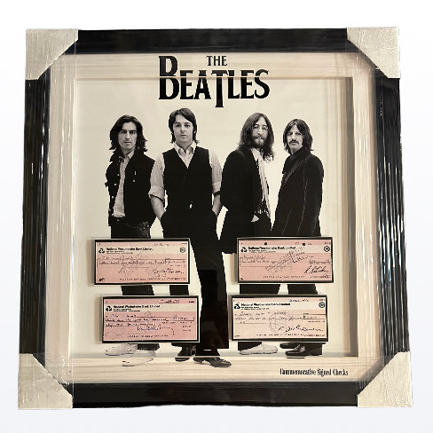 The Beatles with (Facsimile signed checks) | Gallery at 759 Main