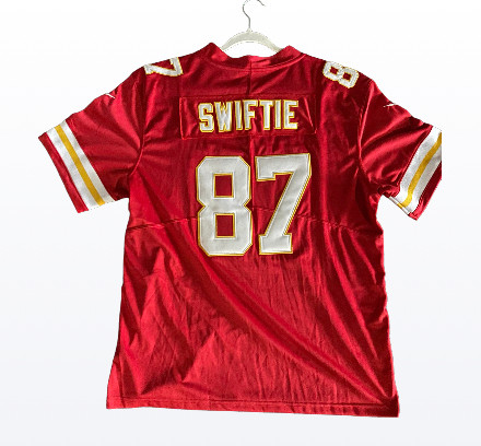 Taylor Swift "SWIFTIE" Chiefs #87 Football Jersey | Gallery at 759 Main