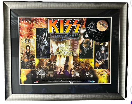 KISS Autographed by Original 4 and Tommy Thayer | Gallery at 759 Main