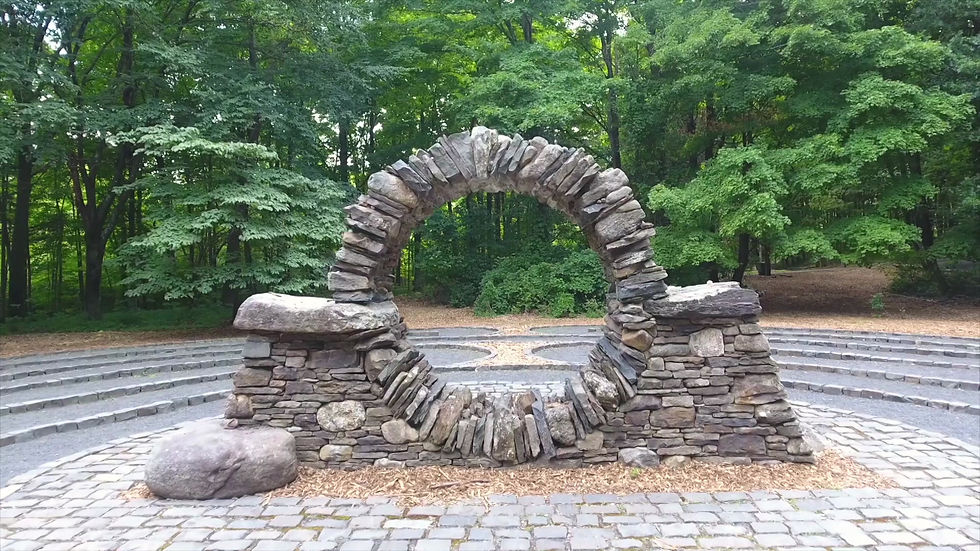 Our Location + Labyrinth