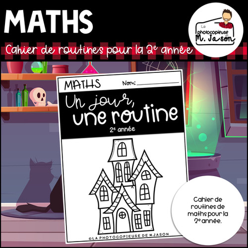 Maths: Un jour, une routine (Cahier Halloween) - 2e année ...