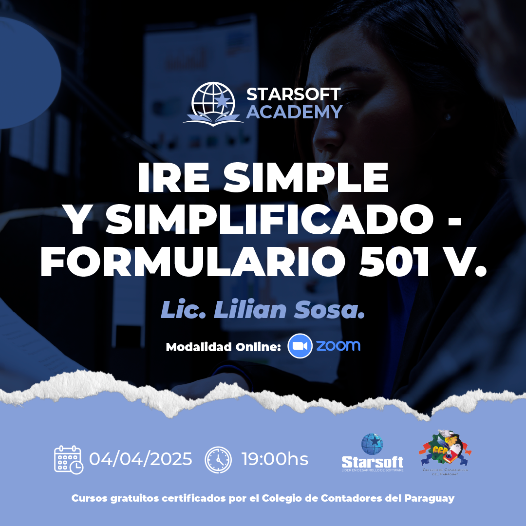 IRE simple y Simplificado - Formulario 501 V | STARSOFT