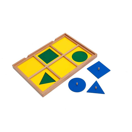 מגש הדגמה גאומטרי Geometric Demonstration Tray | Gecko Montessori IL