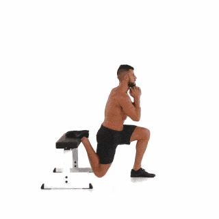 Sentadilla bulgara con mancuerna | kineandfit