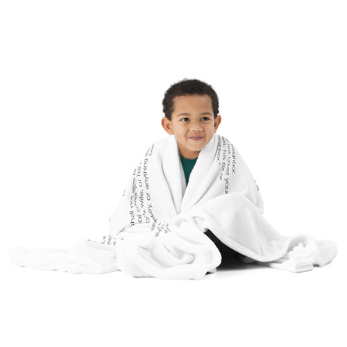 The Ten Commandments Throw Blanket | GPR True