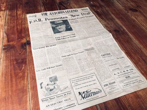 The Astoria Legend Newspaper (The Goonies) | Fpreplica