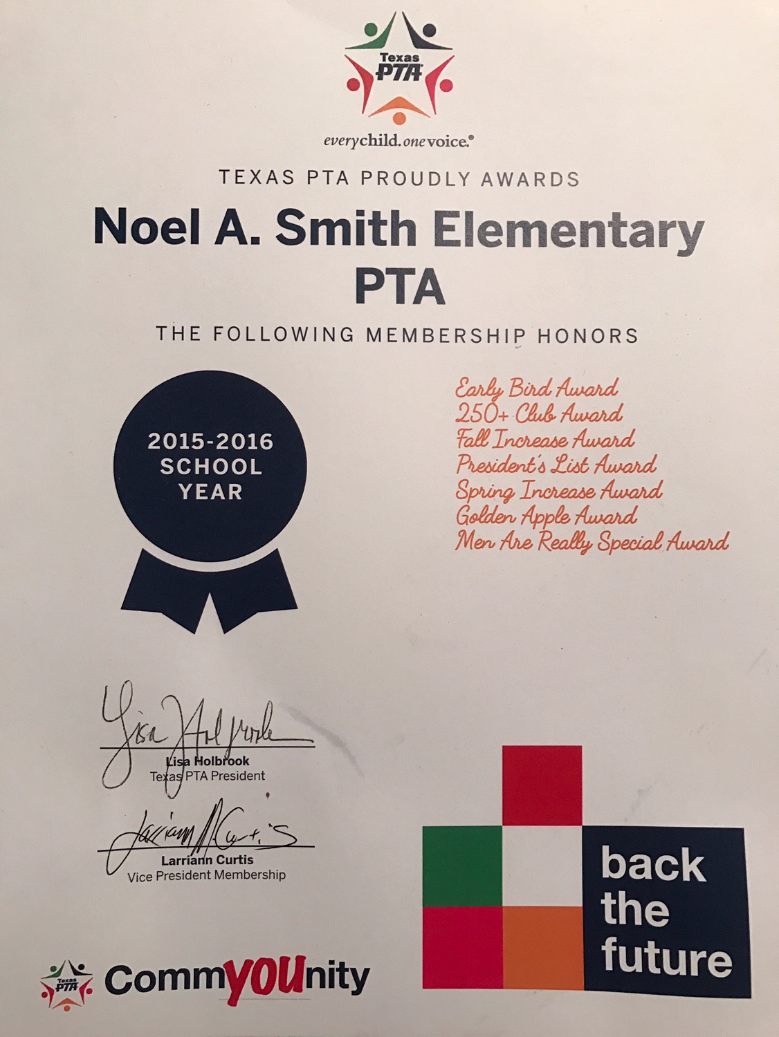 Blank page | Noel A. Smith Elementary PTA