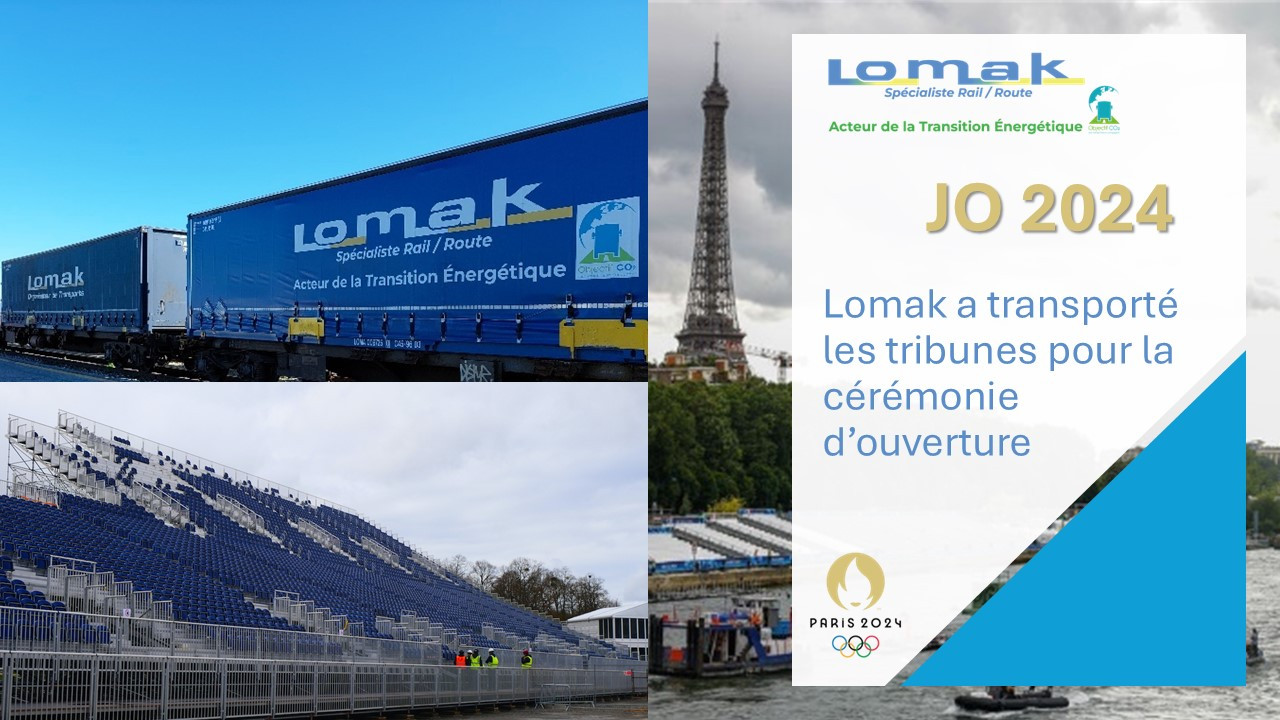 [JO 2024 - LOMAK A TRANSPORTÉ LES TRIBUNES POUR LA CEREMONIE D’OUVERTURE]