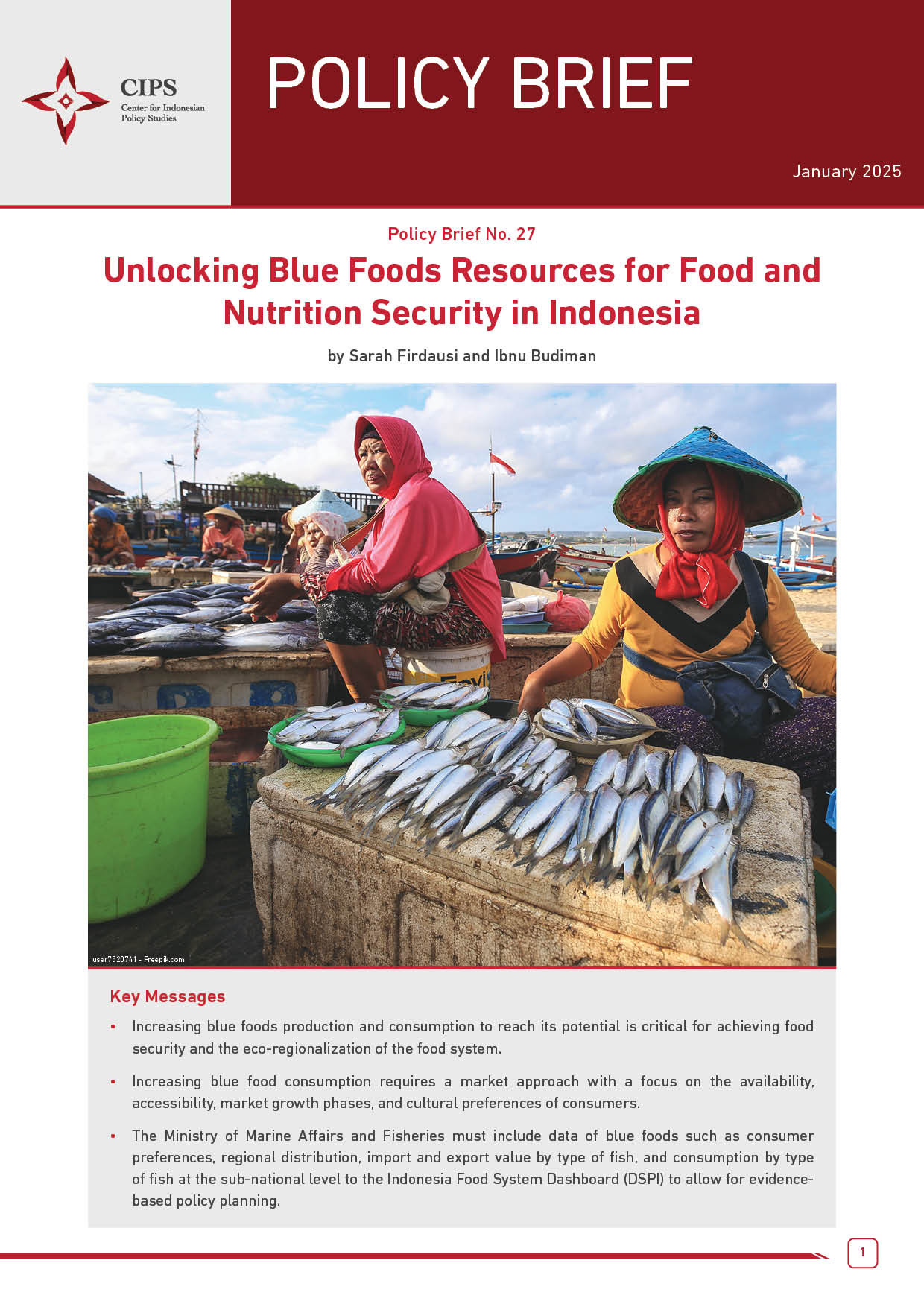 Unlocking Blue Foods Resources for Food and Nutrition Security in Indonesia