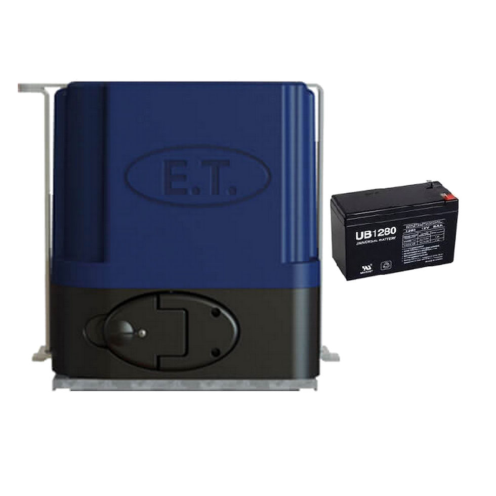 ET Drive 600 Sliding Gate Motor with Battery | prosafesecurity