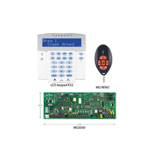 Paradox MG5050 Hybrid Controller Kit with Keypad & Remote | prosafesecurity