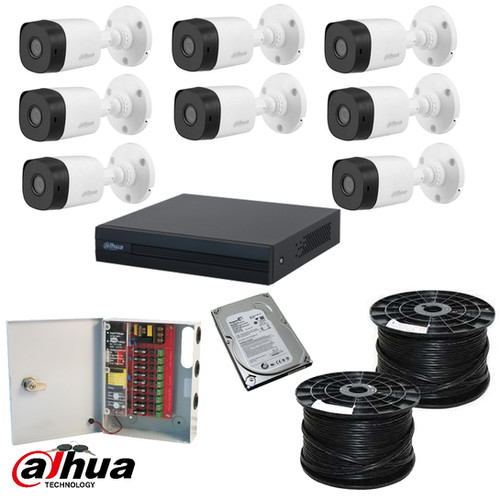 Dahua 8 Channel CCTV Kit Metal Camera Casing | prosafesecurity