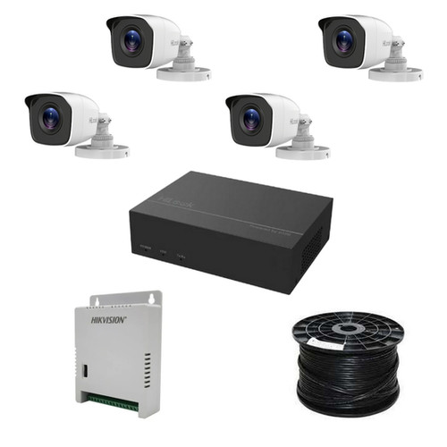 HiLook 4 Channel CCTV Kit Plastic Camera Casing | prosafesecurity