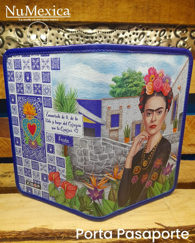 Porta Pasaporte Frida Kahlo | numexica