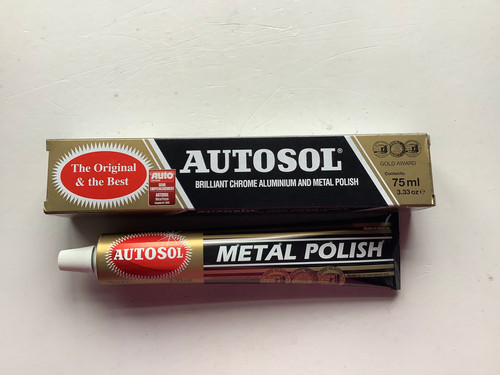 Solvol Autosol Chrome, Aluminium & Metal Polish, 75ml Tube. GRN400 ...