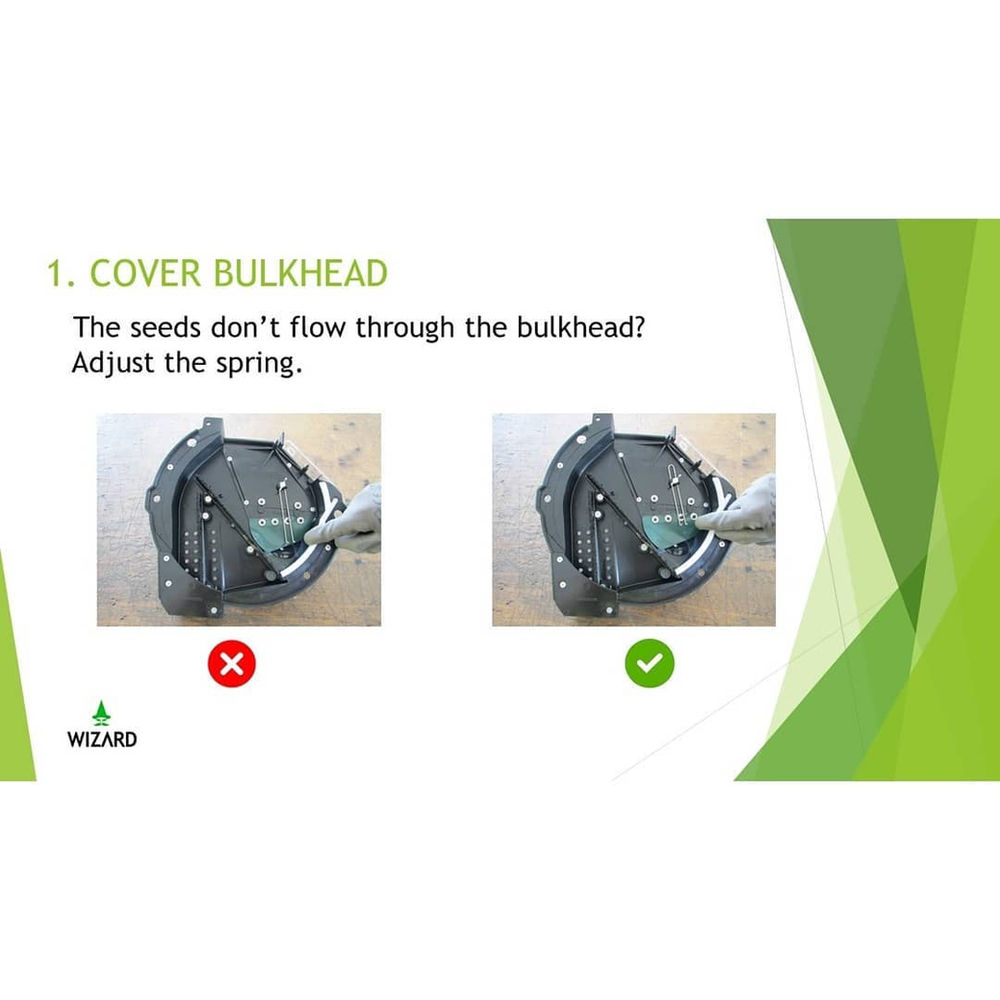 Adjustment for Proper Seed Flow | Wizard Planters USA
