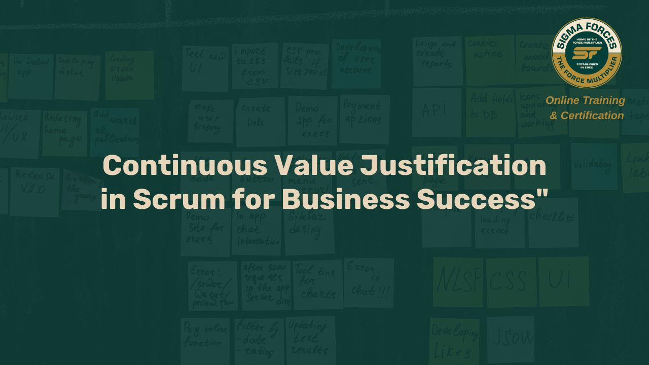 Continuous Value Justification in Scrum | Key Techniques & Tools