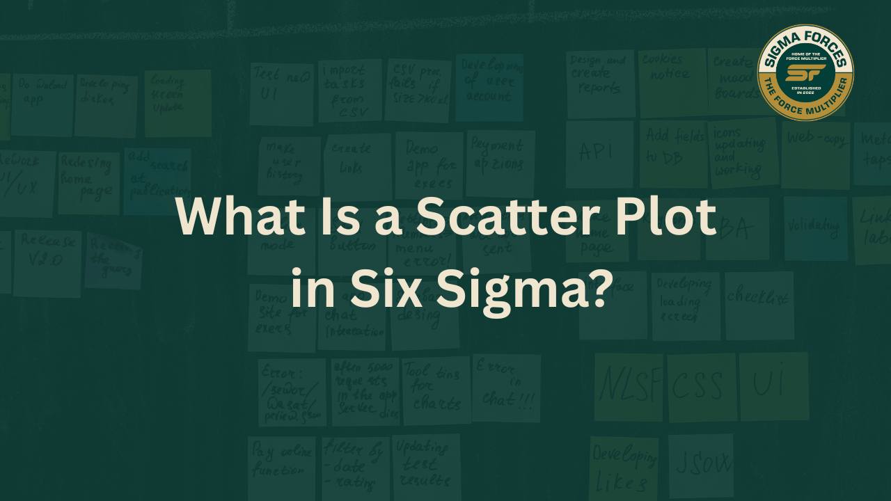 What Is a Scatter Plot in Six Sigma?