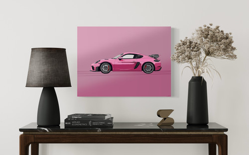 Ruby Star Monochrome GT4RS | Automotive Fine Art