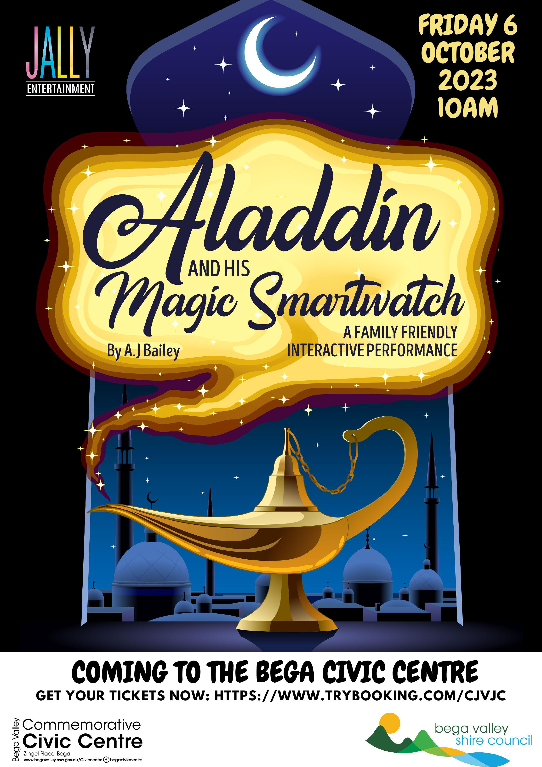 Aladdin and His Magic Smartwatch | VisitMerimbula
