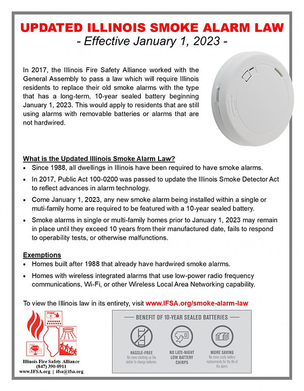 Smoke alarm notice | Fairview Fire Dept 4