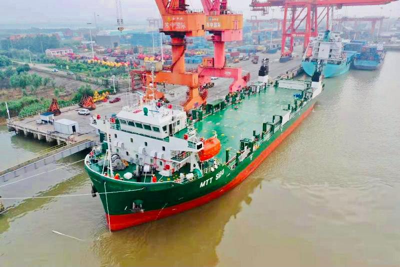 MTT Shipping Takes Delivery of its First River Ship - MTT Sibu