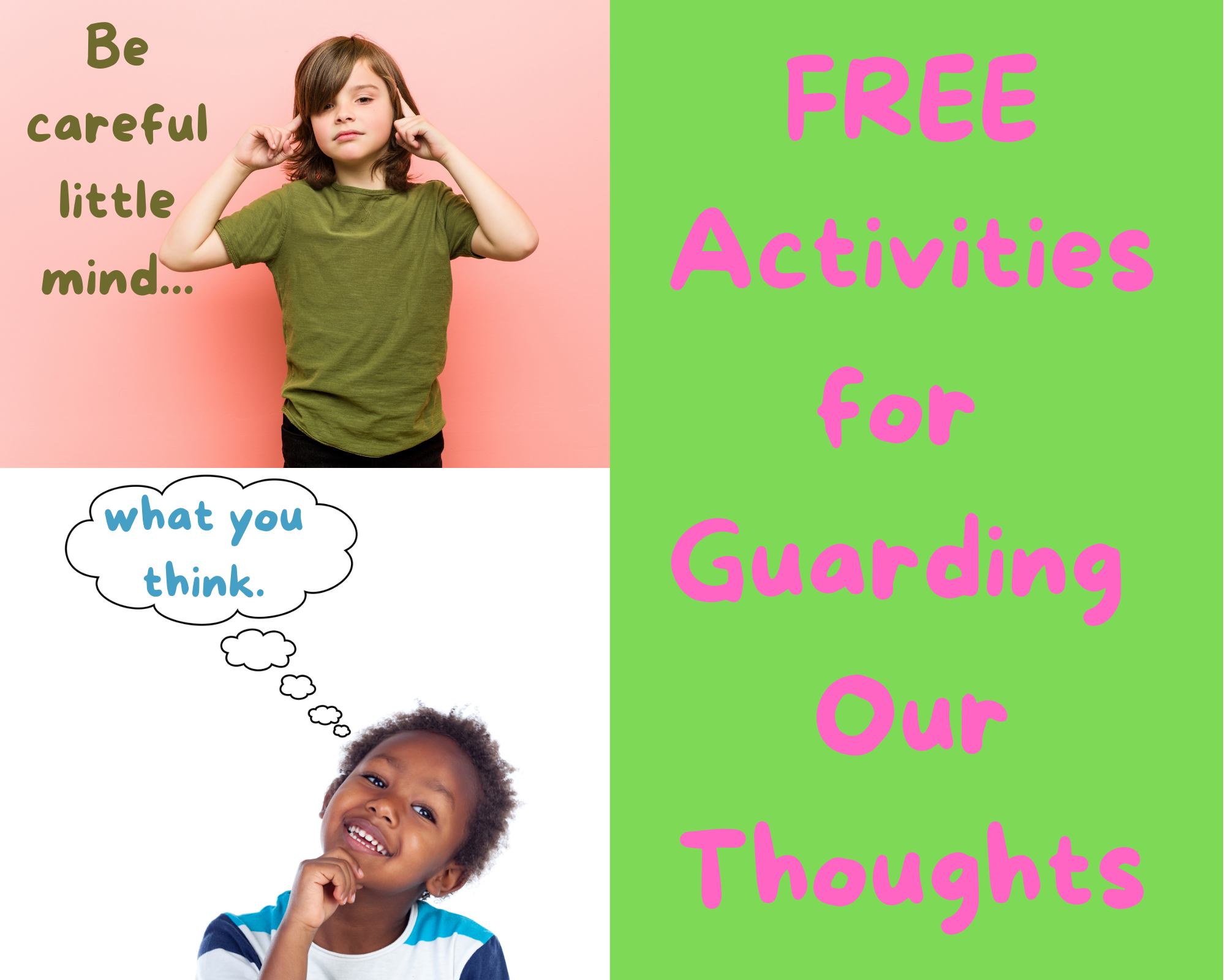 Teach Kid's to Guard their Minds | FUN Way's to Guard Our Thoughts