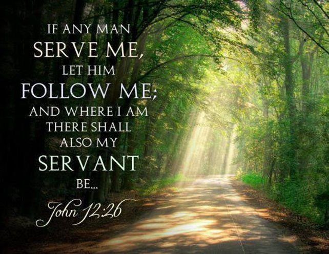 Daily Bible Verse About Serving Jesus | Bible Time