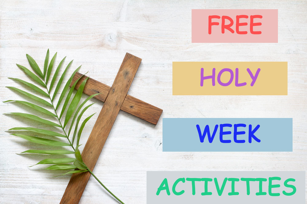 FREE Kids Holy Week Activities | Bible Time Fun