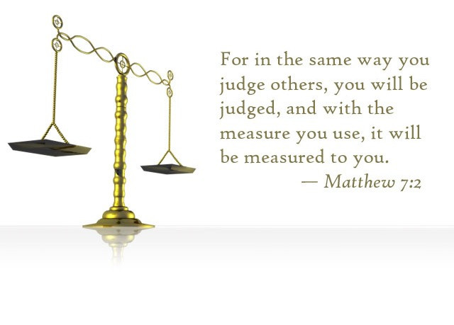 Daily Bible Verse About Judging Others | Bible Time