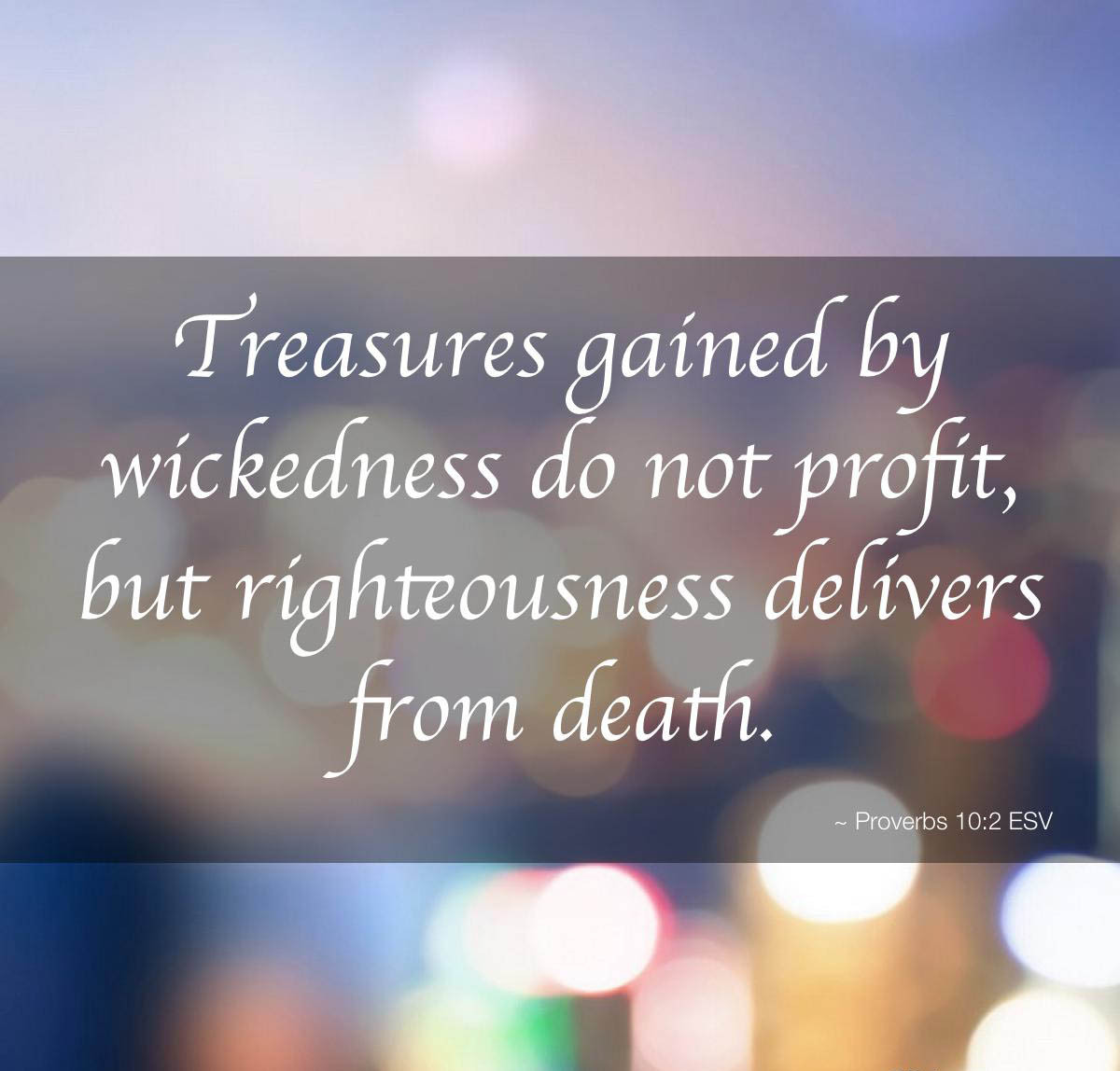 Daily Bible Verse About Greed | Bible Time