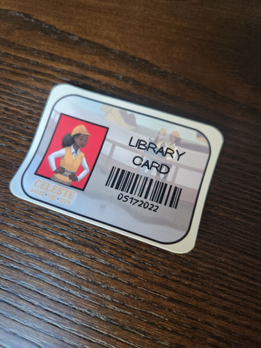 Library Card Sticker | Courtney Kelly Books