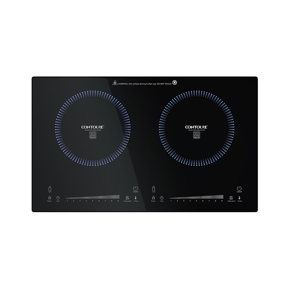 NEW, 2-Burner Induction Cooktop, Built-In | contoureusa