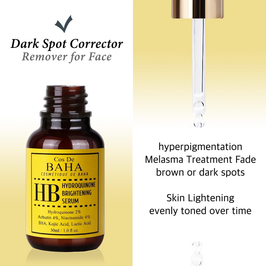 [Cos De BAHA] 2% Hydroquinone + Arbutin + Niacinamide 4% Serum 30ml ...