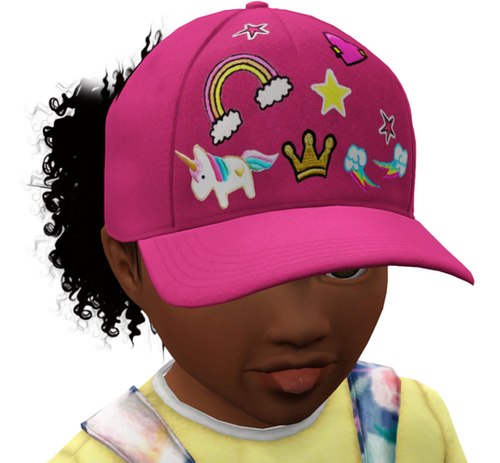 Girls multi-patch dad hats | trendy