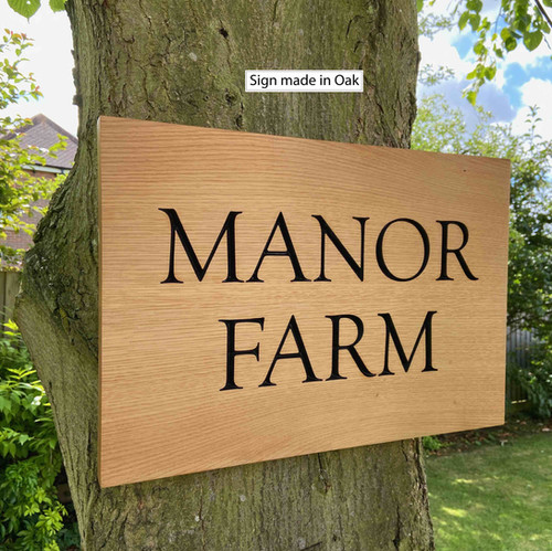 Oak signs (Fully customisable) | Oak At Home