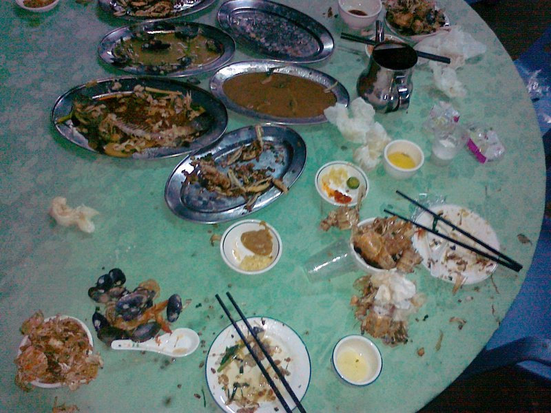 Common unattractive Chinese eating habits.