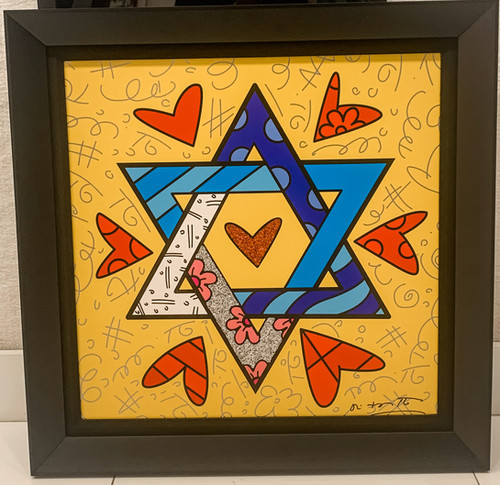 Romero Britto- Star of David | Carlton Fine Arts